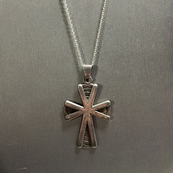 Jewelry | Georg Jensen Heavy Large Sterling Silver 25 Cross Hard To ...